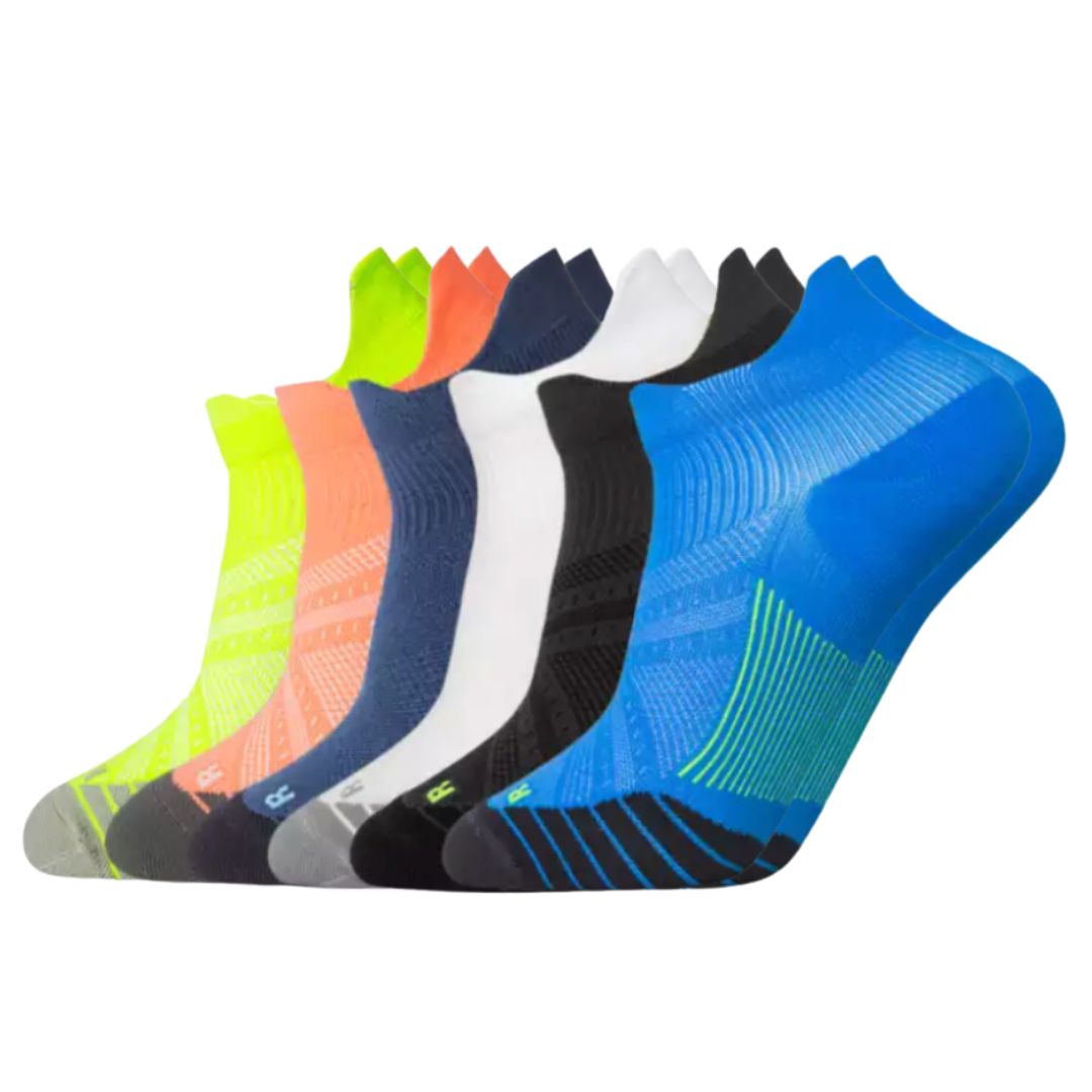 Running Compression Sport Ankle Socks (6 Pairs per Pack)